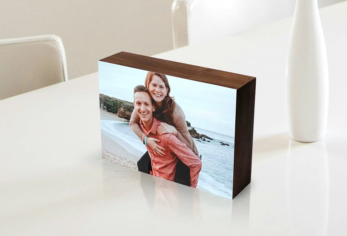 Handcrafted Black Walnut Photo Blocks for Display – Woodsnap